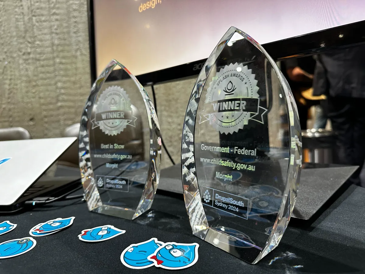 Morpht wins Best in Show at the DrupalSouth Splash Awards 2024 | Morpht